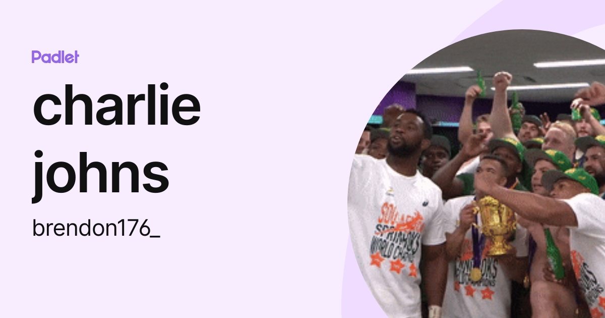 charlie johns (brendon176_) profile | Padlet