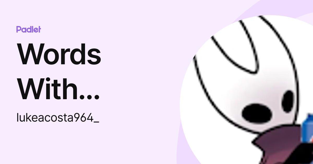 Luke Acosta (lukeacosta964_) profile | Padlet