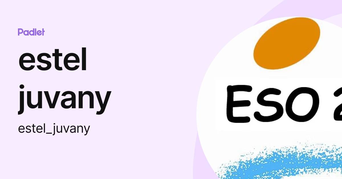 estel juvany (estel_juvany) profile | Padlet