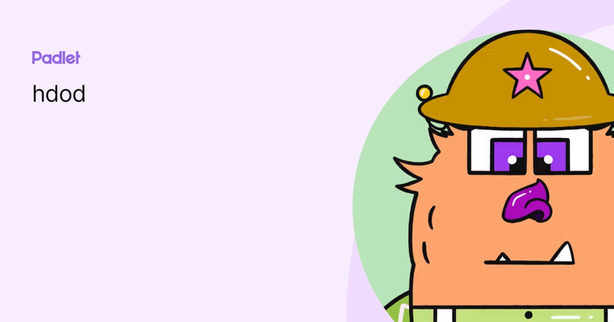 hdod profile | Padlet