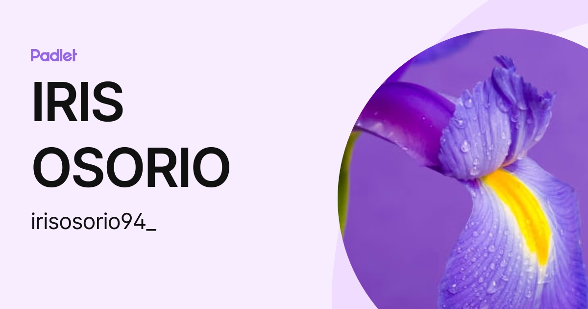 IRIS OSORIO (irisosorio94_) profile | Padlet