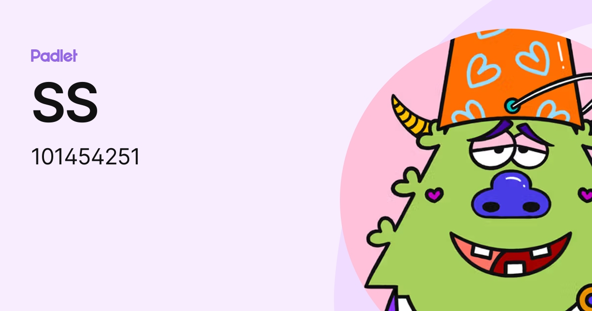 SS (101454251) profile | Padlet