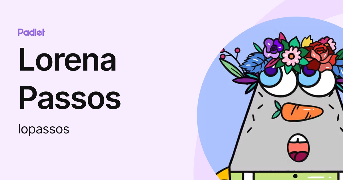 Lorena Passos (lopassos) profile | Padlet