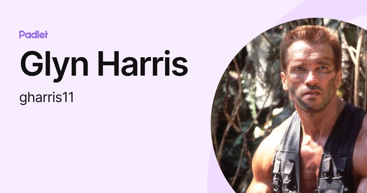 Glyn Harris (gharris11) profile | Padlet