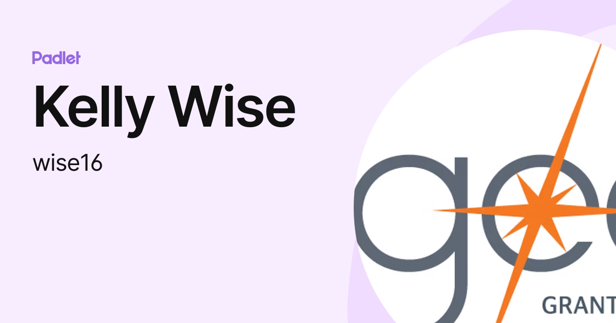 Kelly Wise (wise16) profile | Padlet