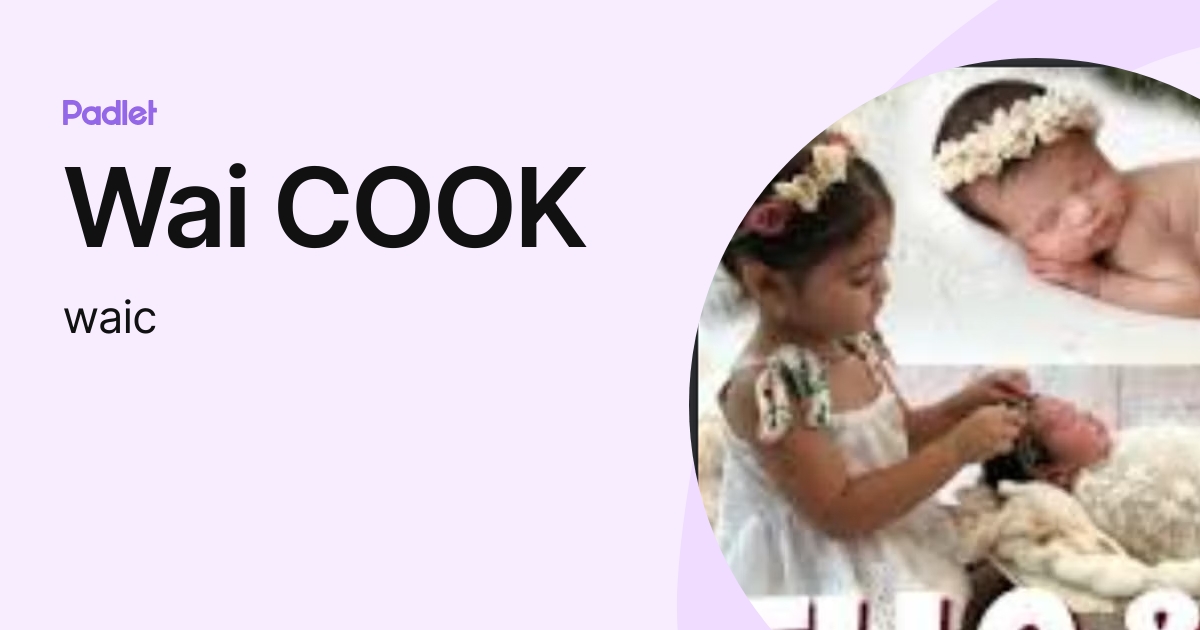 Wai COOK (waic) profile | Padlet