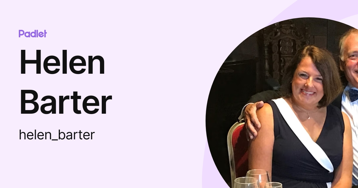 Helen Barter (helen_barter) profile | Padlet