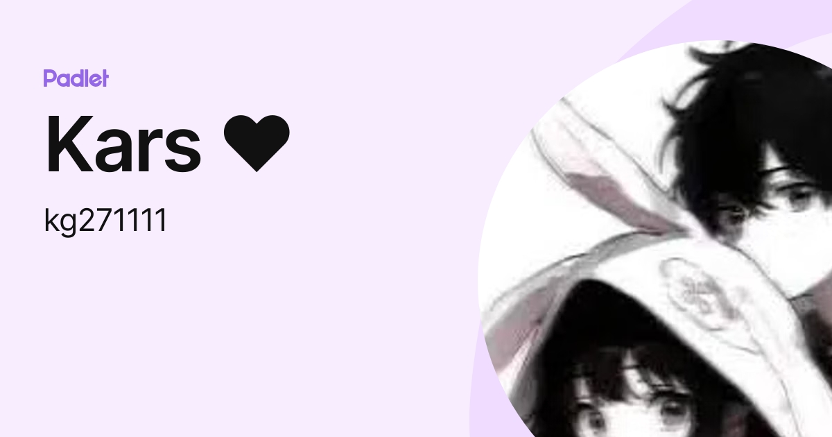 Kars (kg271111) profile | Padlet