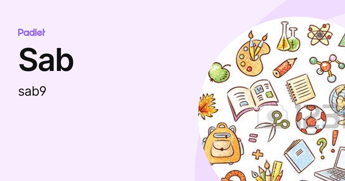 Sab (sab9) profile | Padlet