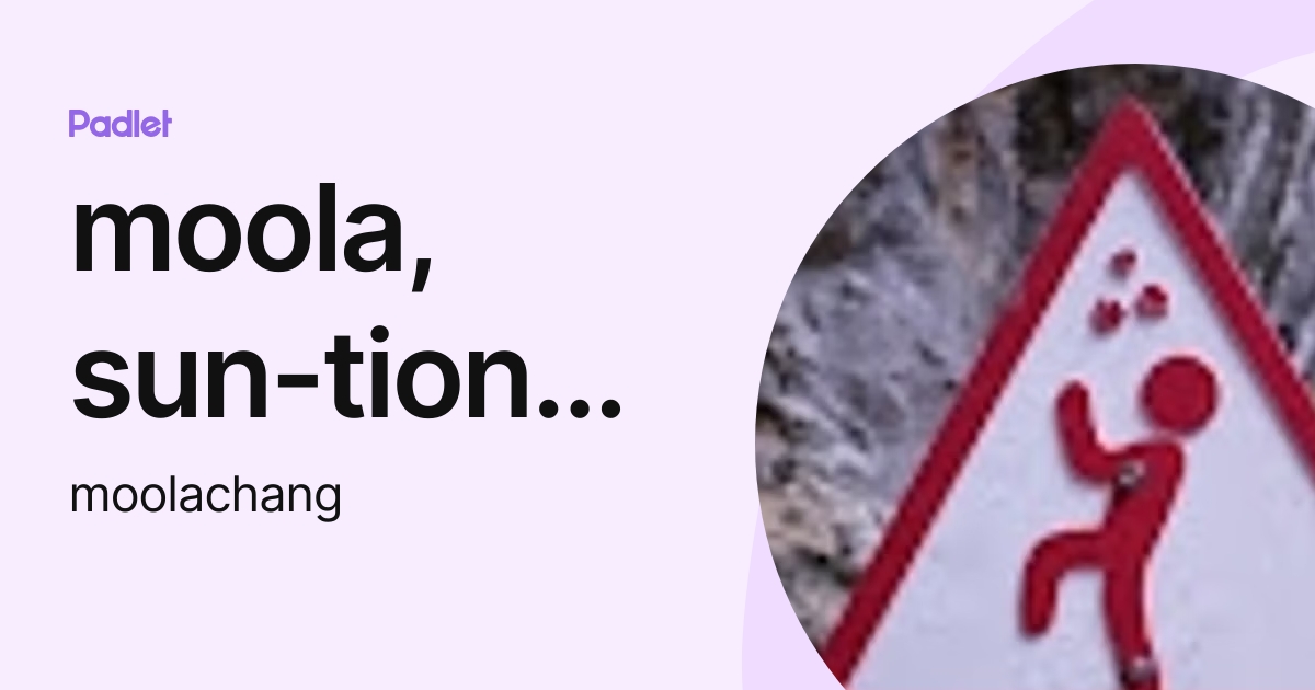 moola, sun-tiong chang (moolachang) profile | Padlet