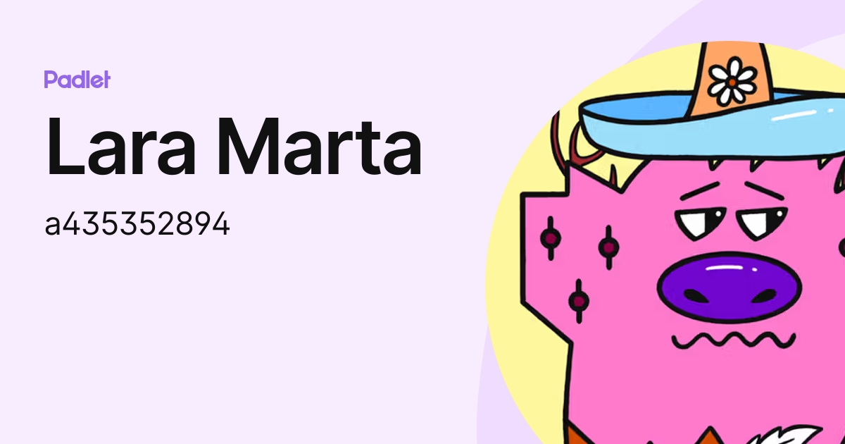 Lara Marta (a435352894) profile | Padlet
