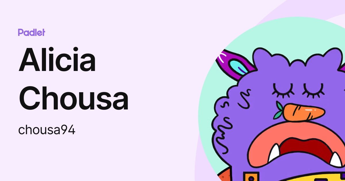 Alicia Chousa (chousa94) profile | Padlet