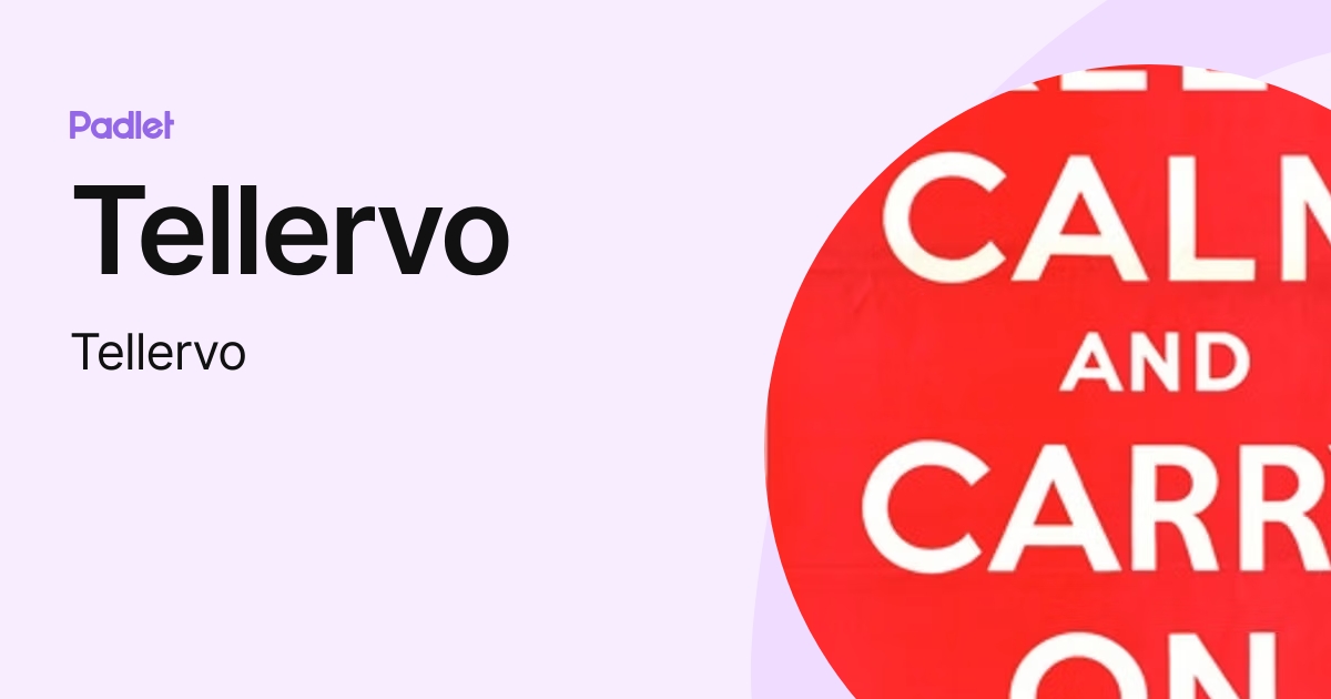Tellervo (Tellervo) profile | Padlet
