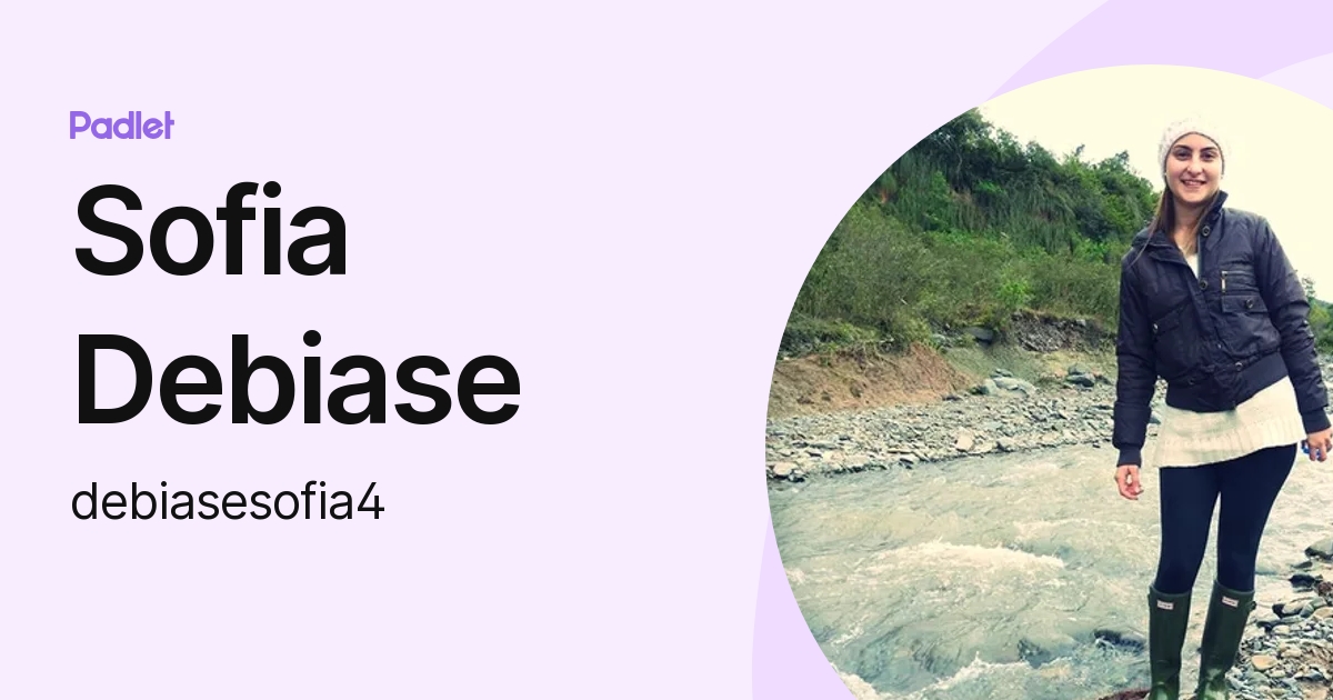 Sofia Debiase (debiasesofia4) profile | Padlet