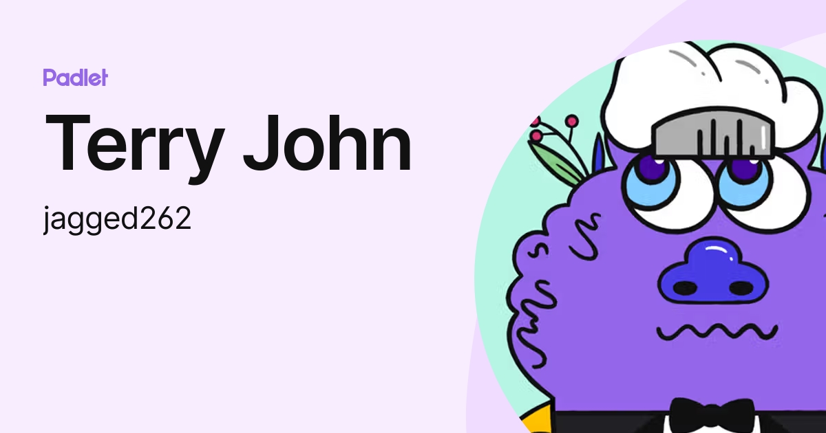 Terry John (jagged262) profile | Padlet