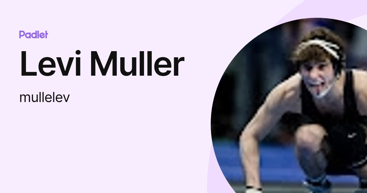 Levi Muller (mullelev) profile | Padlet
