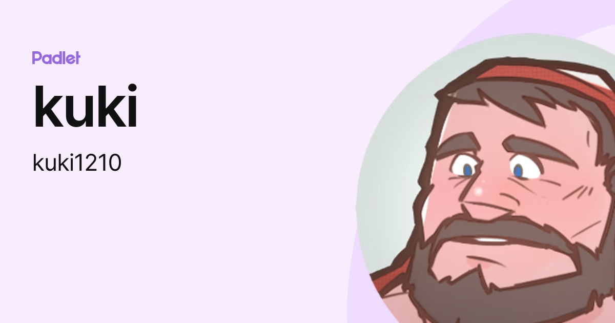 kuki (kuki1210) profile | Padlet