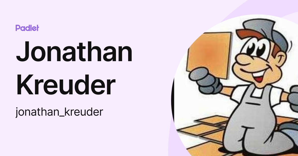 Jonathan Kreuder (jonathan_kreuder) profile | Padlet