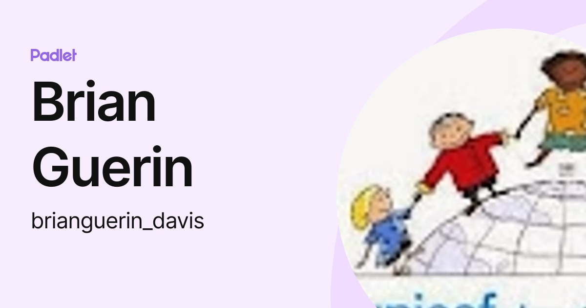 Brian Guerin (brianguerin_davis) profile | Padlet