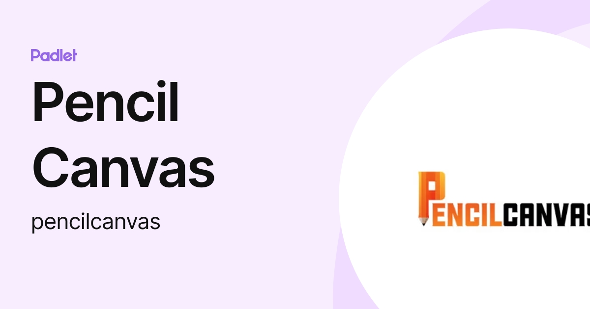 Pencil Canvas (pencilcanvas) profile | Padlet