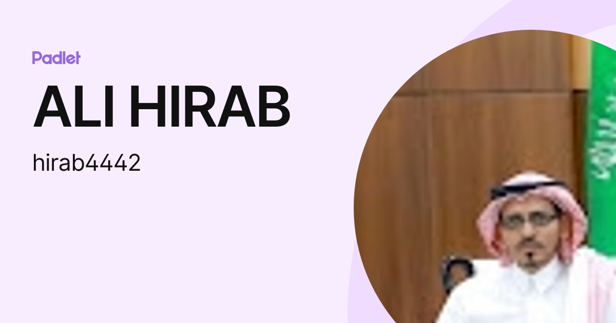 ALI HIRAB (hirab4442) profile | Padlet
