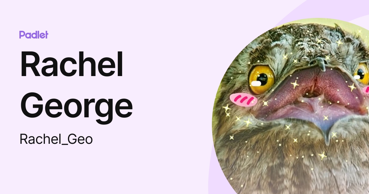 Rachel George (Rachel_Geo) profile | Padlet