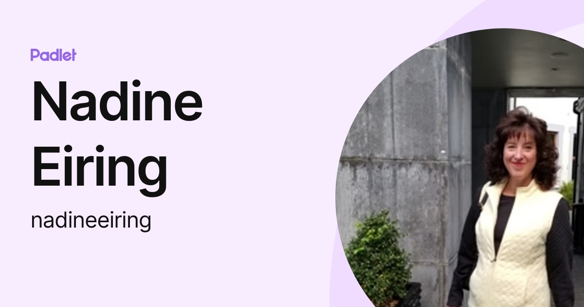 Nadine Eiring (nadineeiring) profile | Padlet