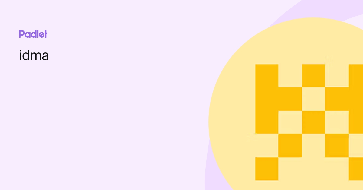 idma profile | Padlet