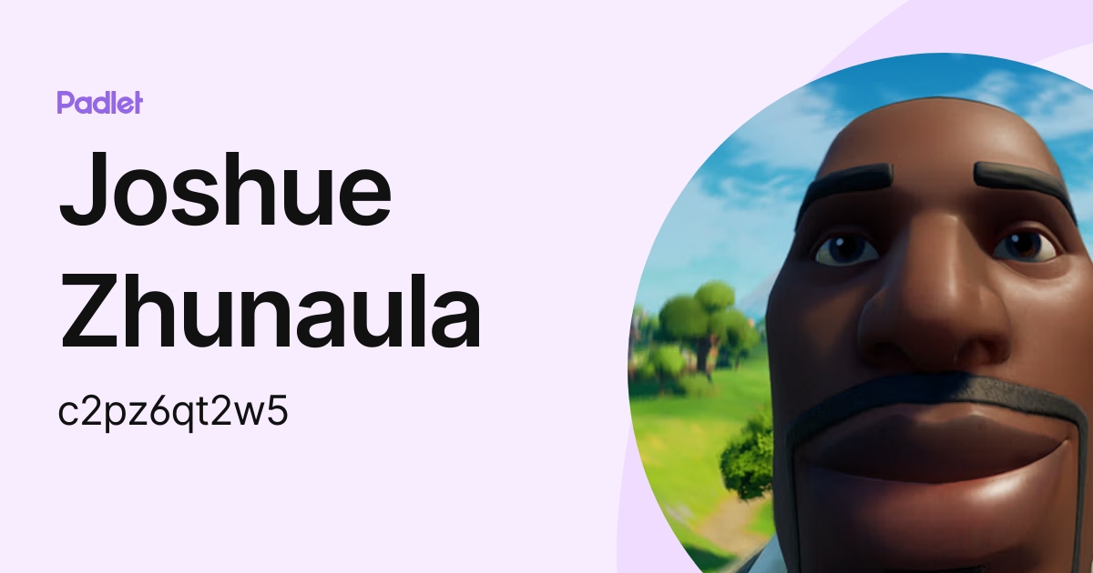 Joshue Zhunaula (c2pz6qt2w5) profile | Padlet