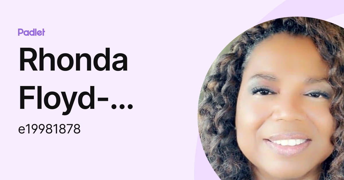 Rhonda Floyd-Turner (McNair Discovery Learning) (e19981878) profile ...
