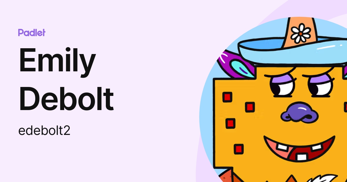 Emily Debolt (edebolt2) profile | Padlet