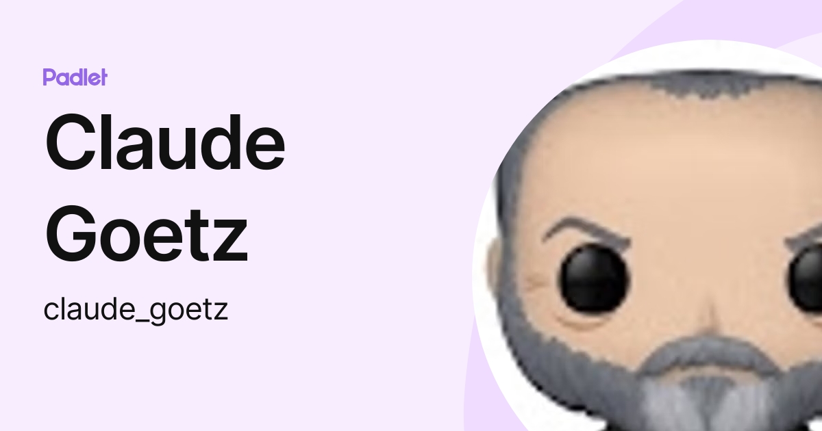 Claude Goetz (claude_goetz) profile | Padlet