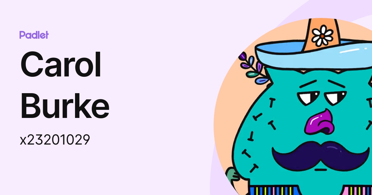 Carol Burke (x23201029) profile | Padlet