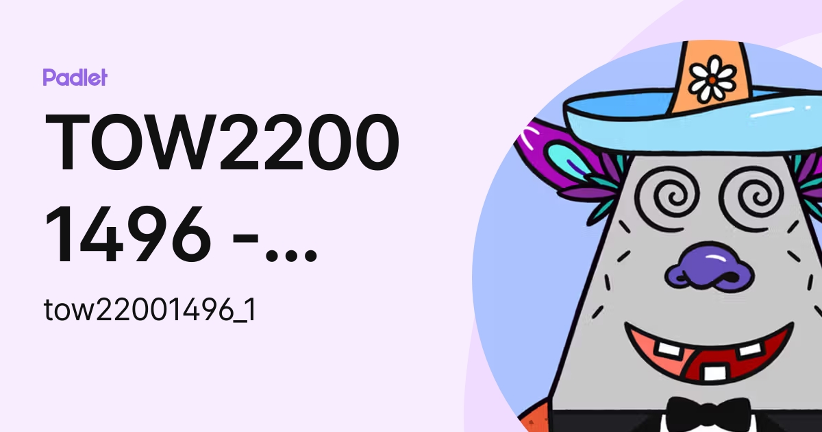 TOW22001496 - Alex Townend (tow22001496_1) profile | Padlet