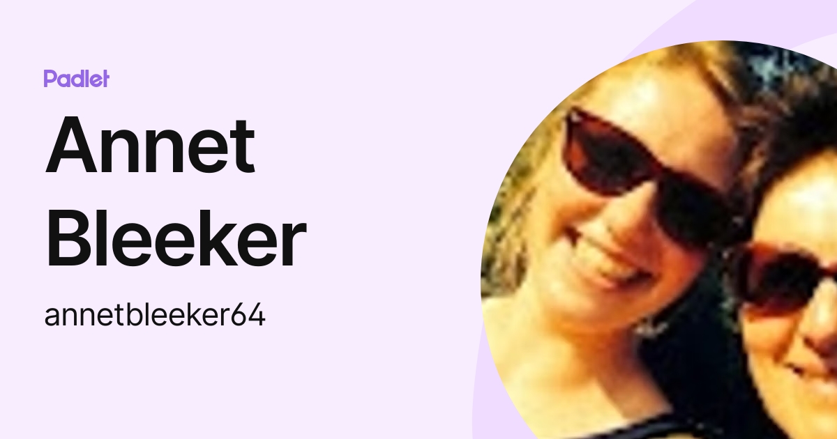 Annet Bleeker (annetbleeker64) profile | Padlet