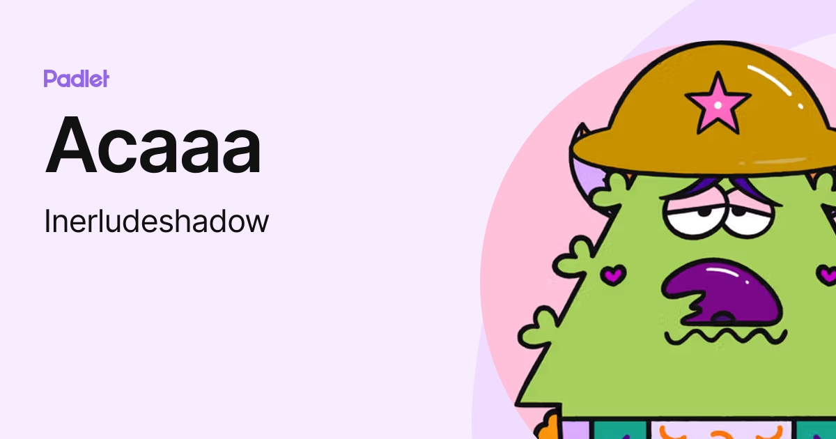 Acaaa (Inerludeshadow) profile | Padlet