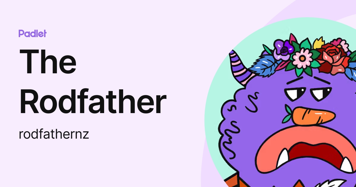 The Rodfather (rodfathernz) profile | Padlet