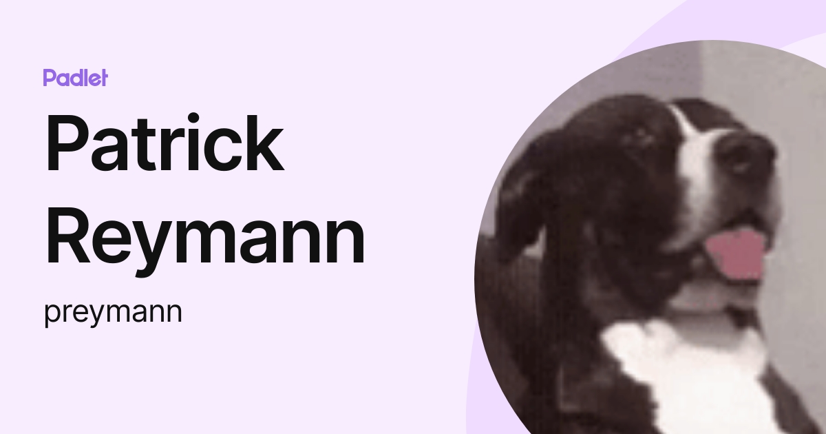 Patrick Reymann (preymann) profile | Padlet