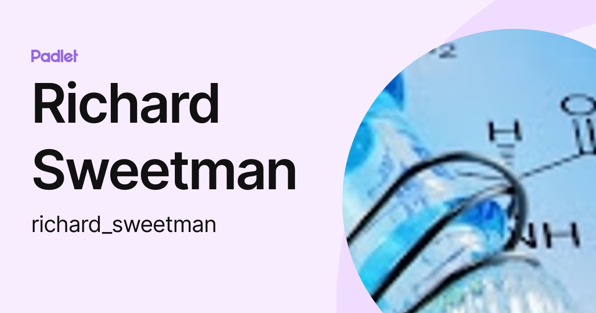 Richard Sweetman (richard_sweetman) profile | Padlet