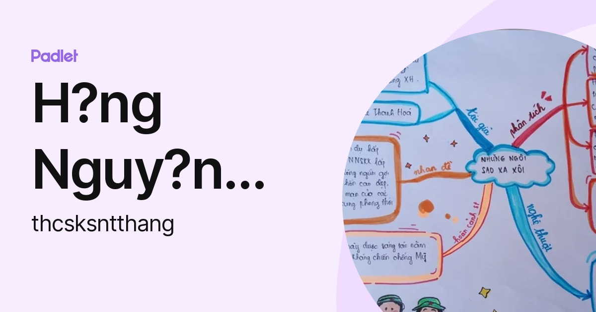 H?ng Nguy?n Th? Thu (thcsksntthang) profile | Padlet
