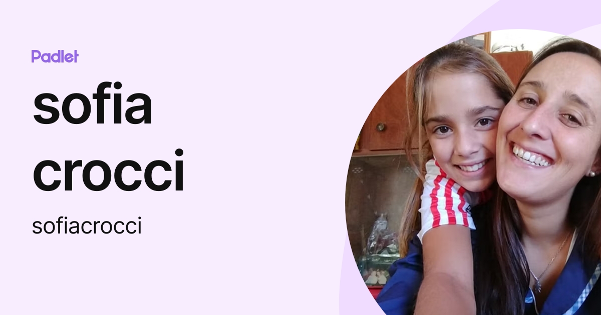 Sofia Crocci Sofiacrocci Profile Padlet