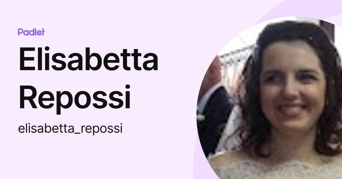 Elisabetta Repossi (elisabetta_repossi) profile | Padlet