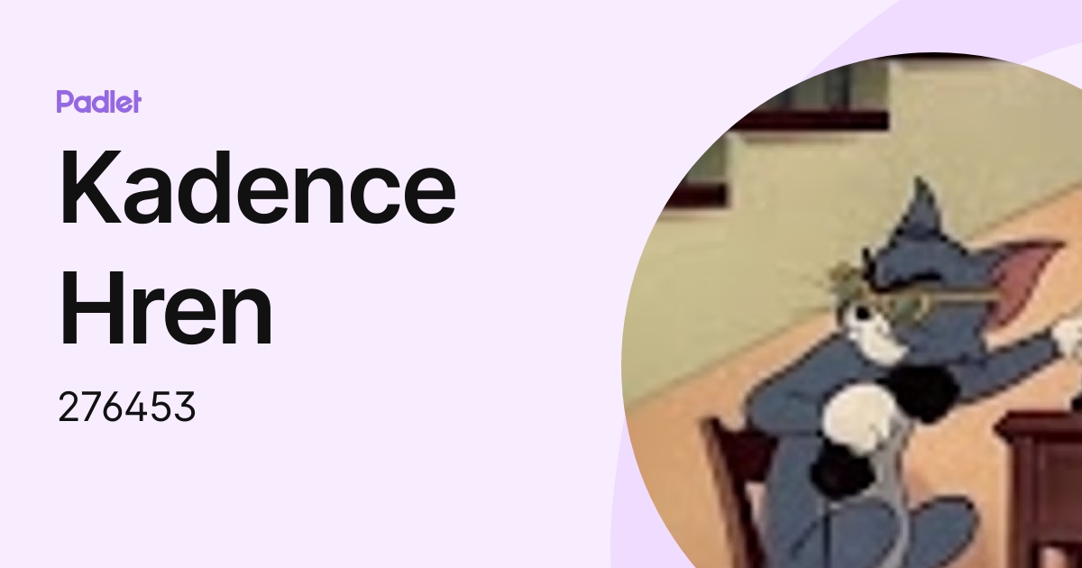 Kadence Hren (276453) profile | Padlet