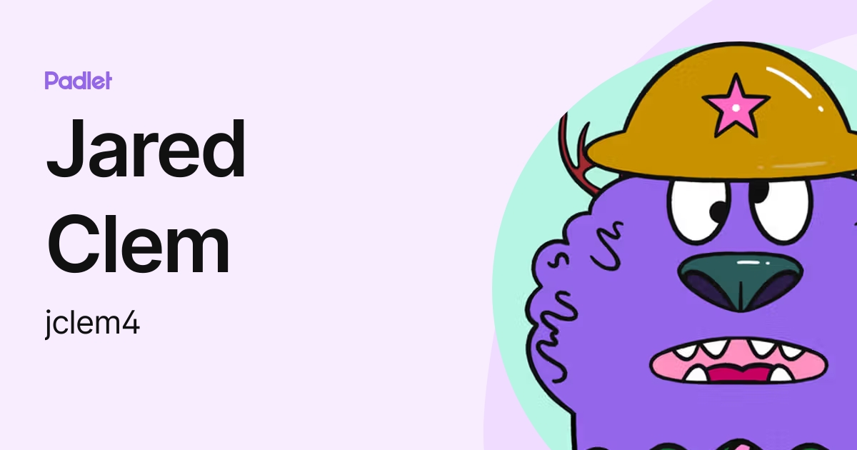 Jared Clem (jclem4) profile | Padlet