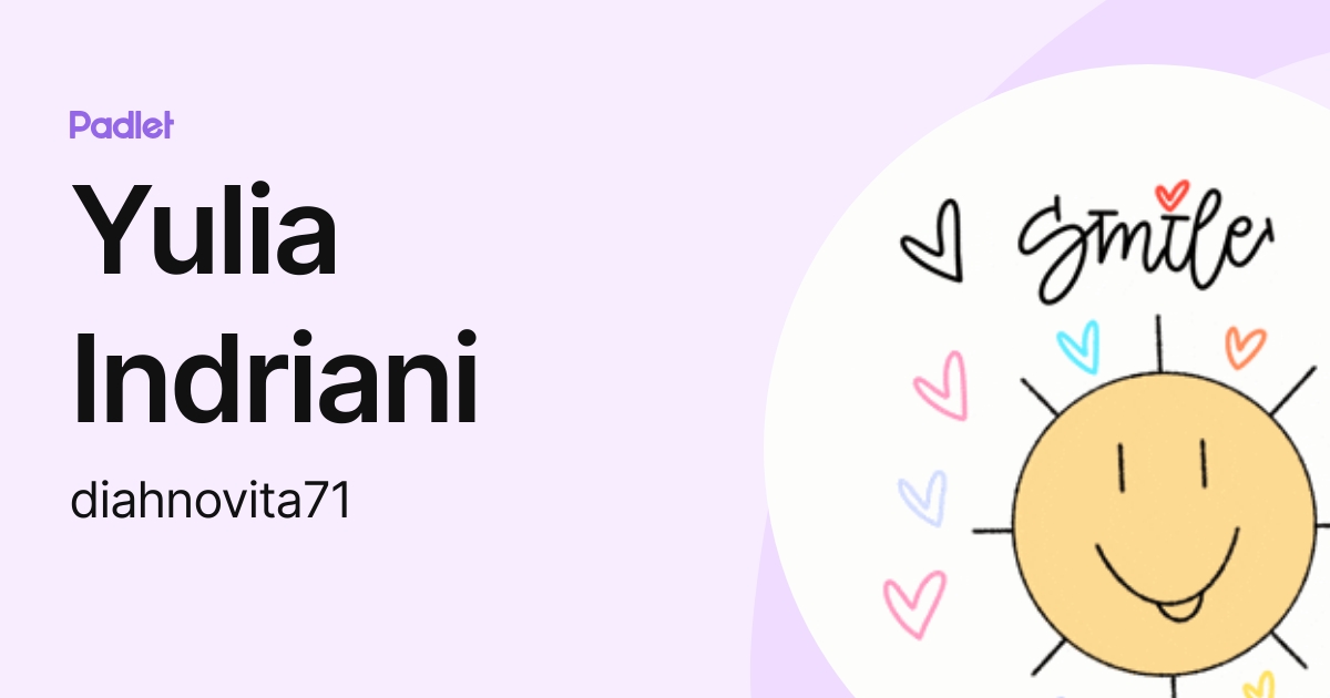 Diah Novita (diahnovita71) profile | Padlet