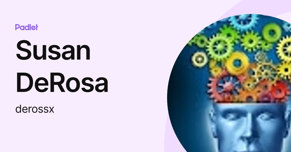 Susan DeRosa (derossx) profile | Padlet