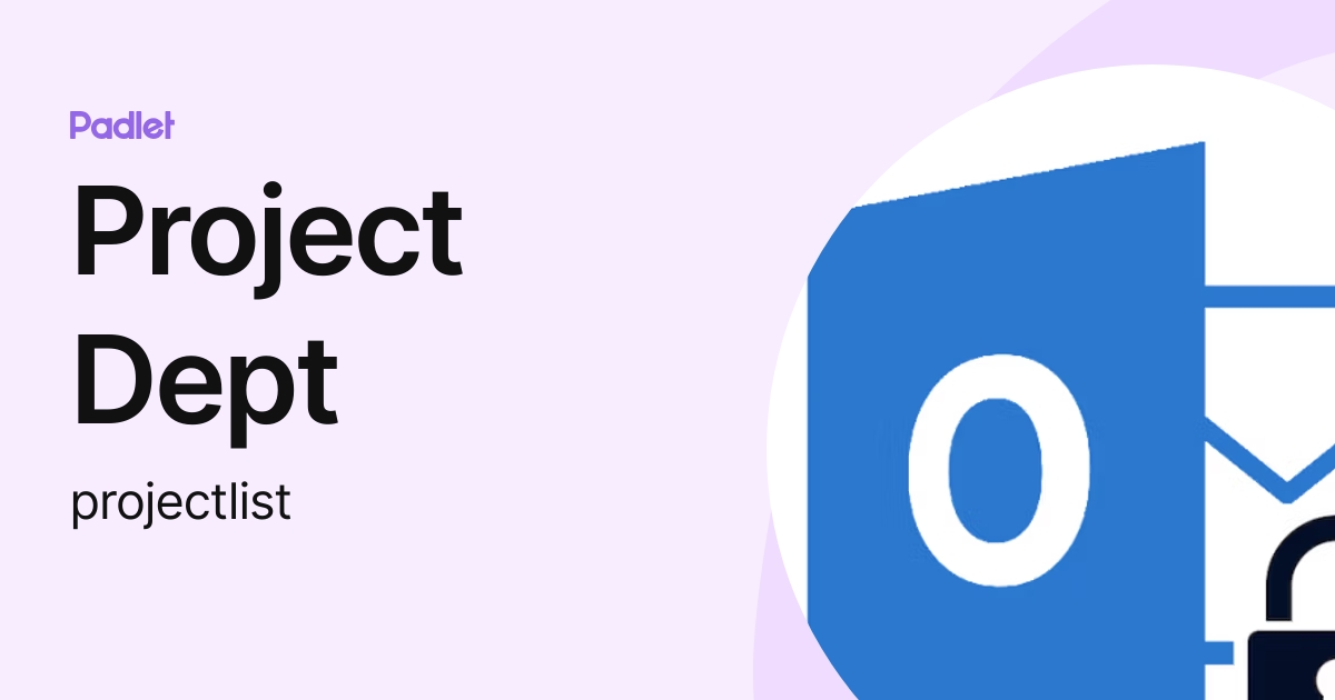 Project Dept (projectlist) profile | Padlet