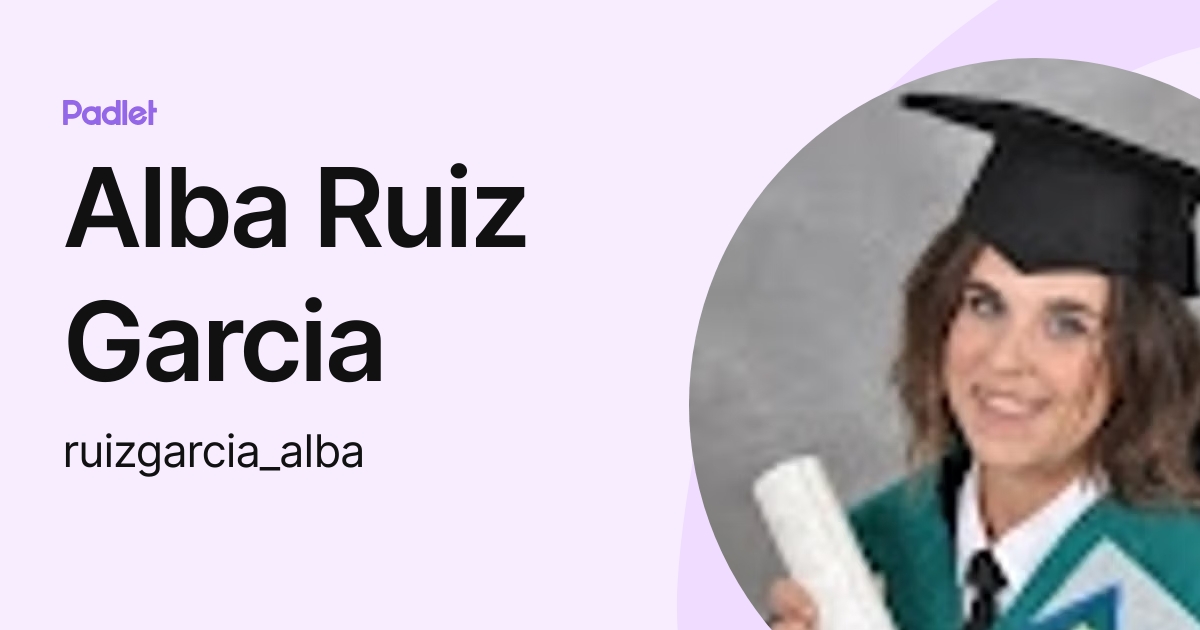 Alba Ruiz Garcia (ruizgarcia_alba) profile | Padlet