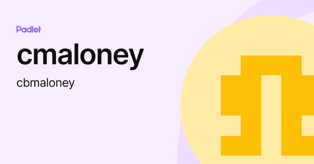 cmaloney (cbmaloney) profile | Padlet