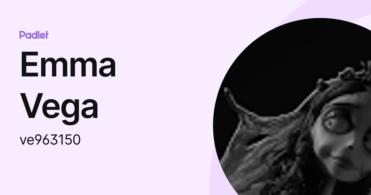 Emma Vega (ve963150) profile | Padlet